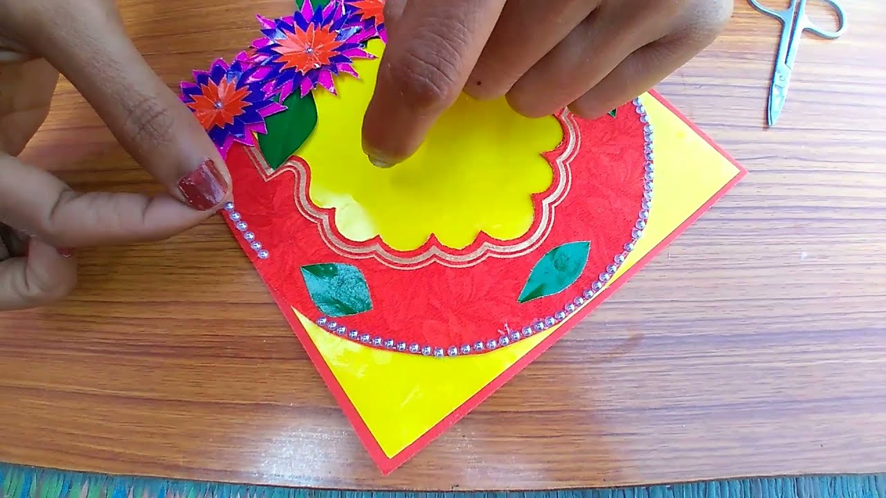 Scrapbook dulhan doli card idea/how to make doli greeting card.फाईल के ...