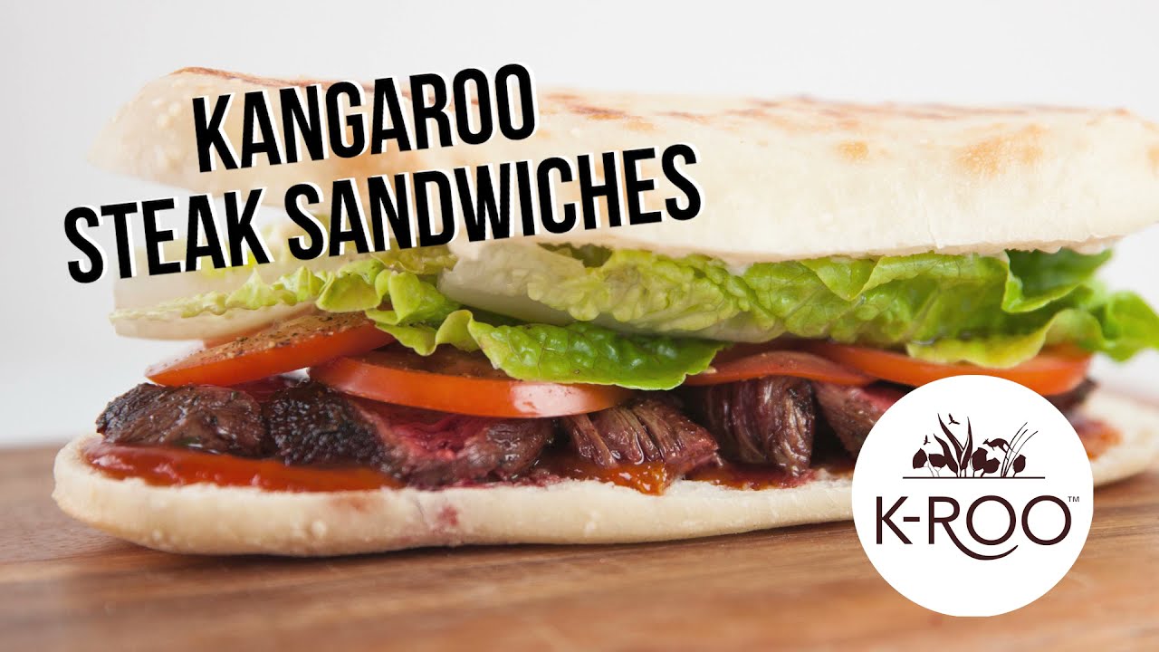 K-ROO Kangaroo Steak Sandwich - Justine Schofield Recipe - YouTube