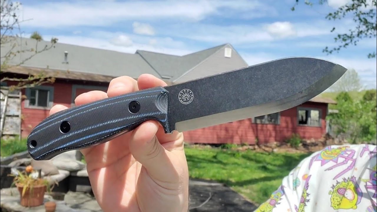 Off Grid Knives Ridgeback Blackwaah knife review - YouTube