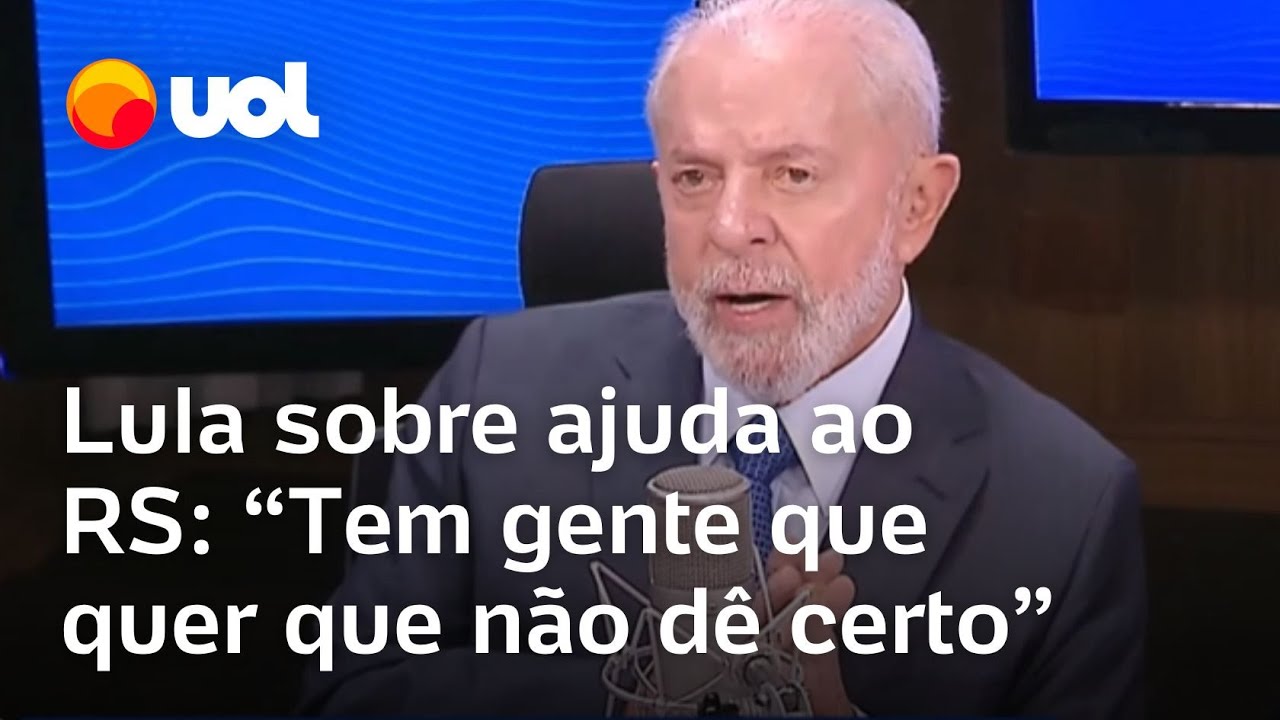 Lula Diz Que Fake News Sobre Rio Grande Do Sul Desmerecem Quem Está