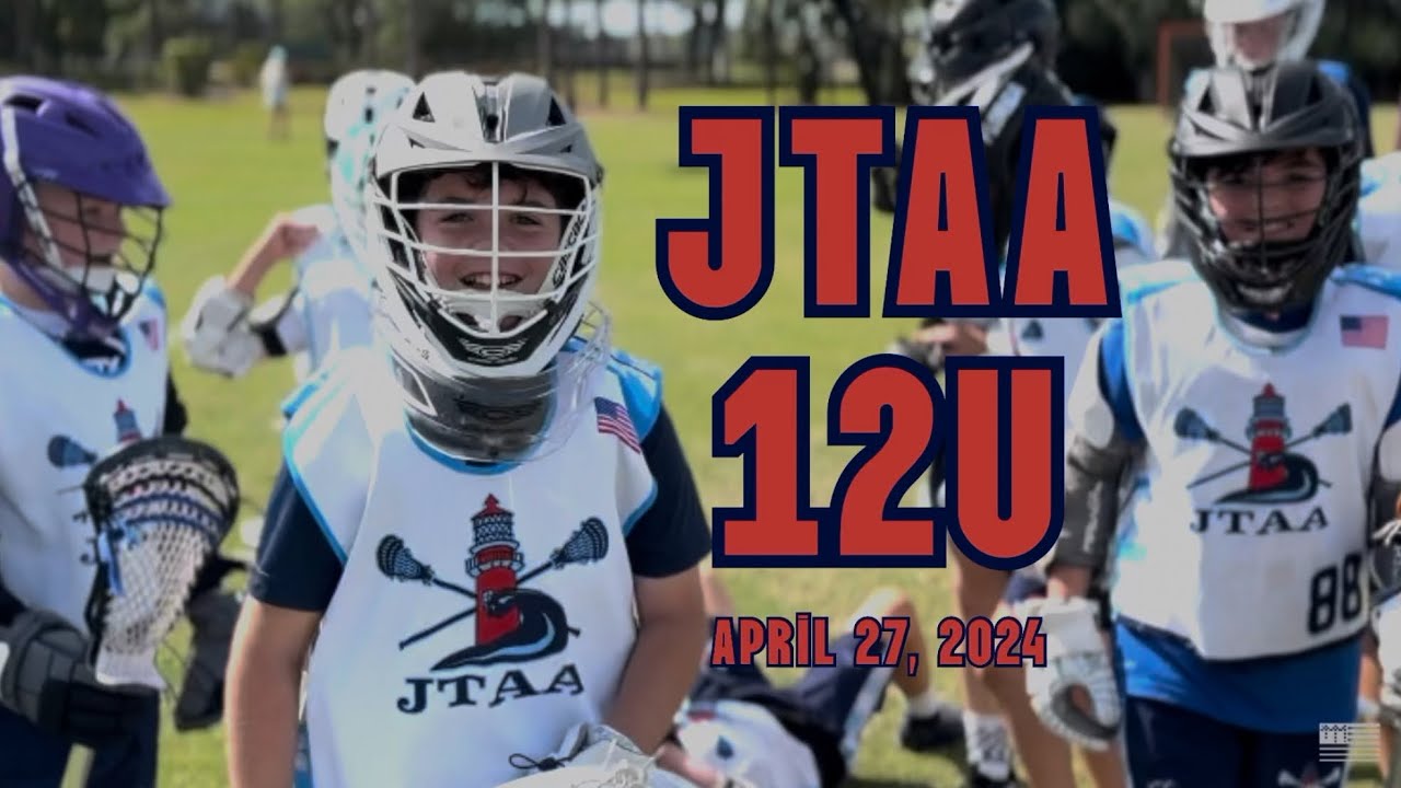 JTAA 12u Lacrosse White vs Blue - YouTube