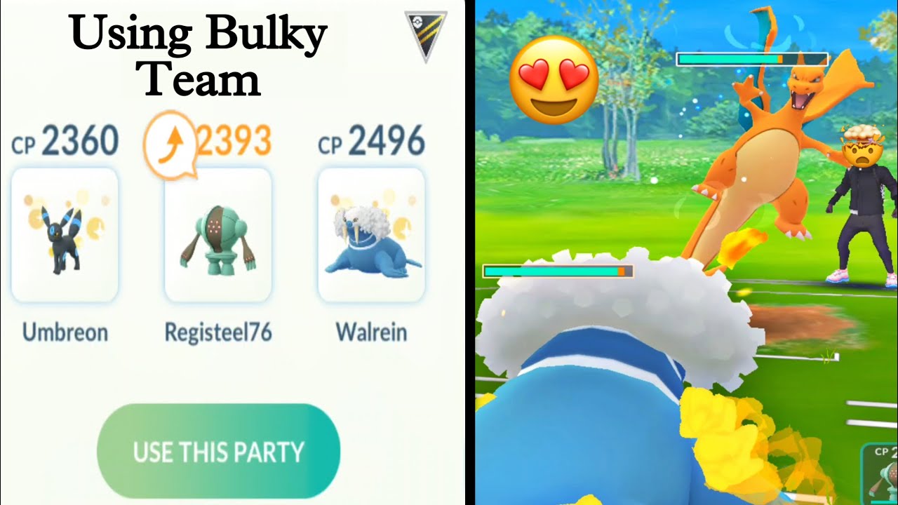 Using This Amazing 😻 Bulky Team in Pokemon Go Ultra Battle League 🤭 ...