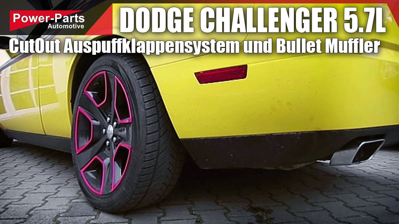 CutOut-System und Bullet Muffler im Dodge Challenger 5.7L - Power Parts ...