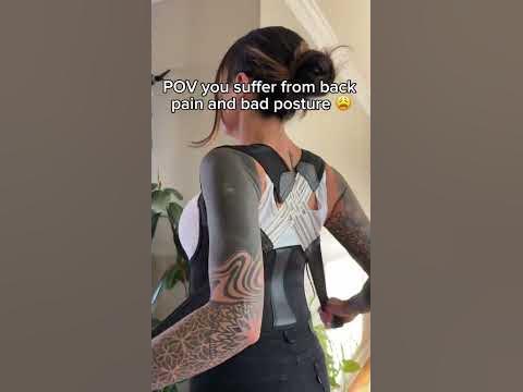 No more slouching! Get your posture back on track. ' #PostureFix - YouTube