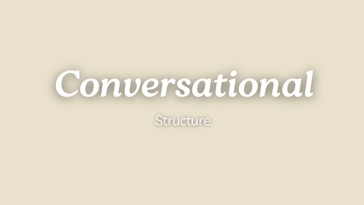 Conversational Structure | Pyschology Of Communication - YouTube