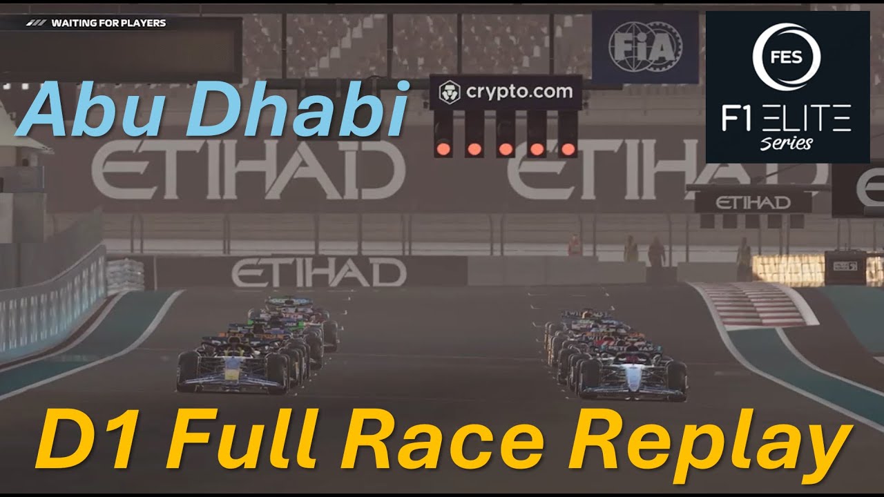 Division 1 | Season 1 | Round 6 | Abu Dhabi Grand Prix | FULL RACE ...