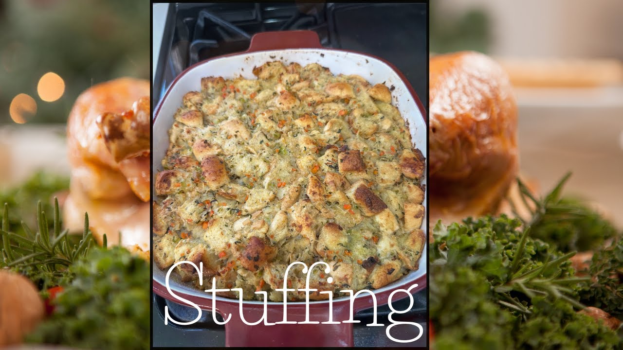 Is it called STUFFING OR DRESSING?? #foodie #delicious - YouTube