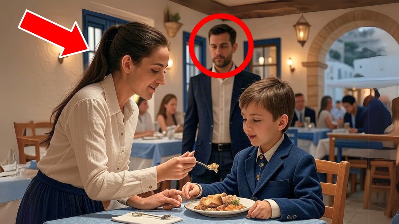 ΠΑΤΕΡΑΣ ΔΙΣΕΚΑΤΟΜΜΥΡΙΟΥΧΟΣ ΠΑΡΑΤΗΡΕΙ ΜΙΑ ΣΕΡΒΙΤΟΡΑ ΝΑ ΤΑΪΖΕΙ ΤΟΝ ...
