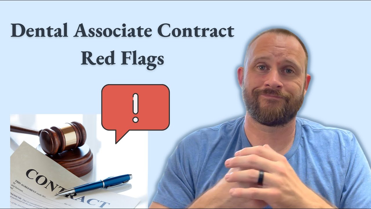 Dental Associate Contract Red Flags - YouTube