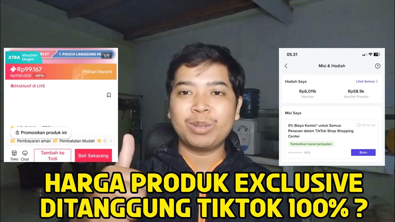CARA MENDAPATKAN HARGA PRODUK EXCLUSIVE LIVE DI TIKTOKSHOP - YouTube