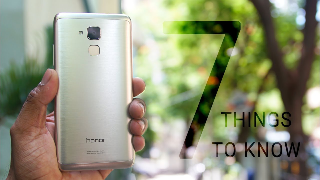 Honor 5c - 7 Things to Know (Overview) - YouTube