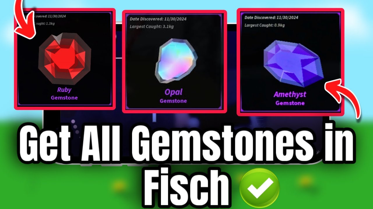 How to get All Gemstones in Fisch on Roblox (Best Method) - YouTube