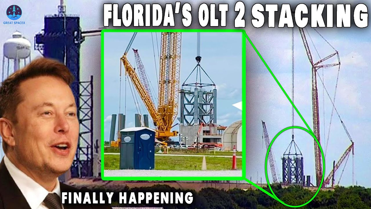 It happened! SpaceX has begun stacking Starship’s first Florida launch ...