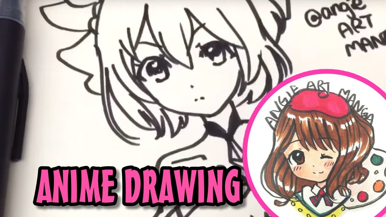 Felt Rezero anime character drawing Ep7 with Angieartmanga - YouTube