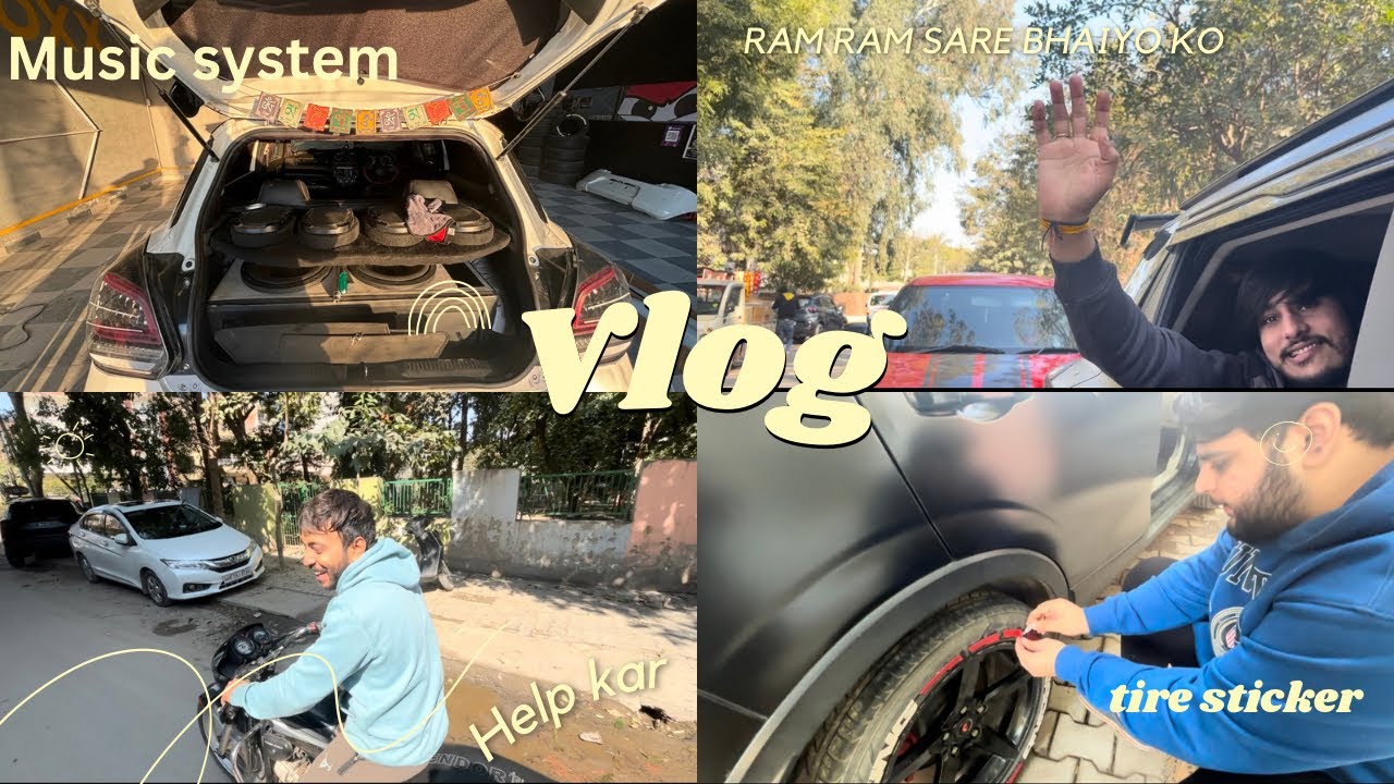 Swift music system xuv300 new, tire sticker - YouTube