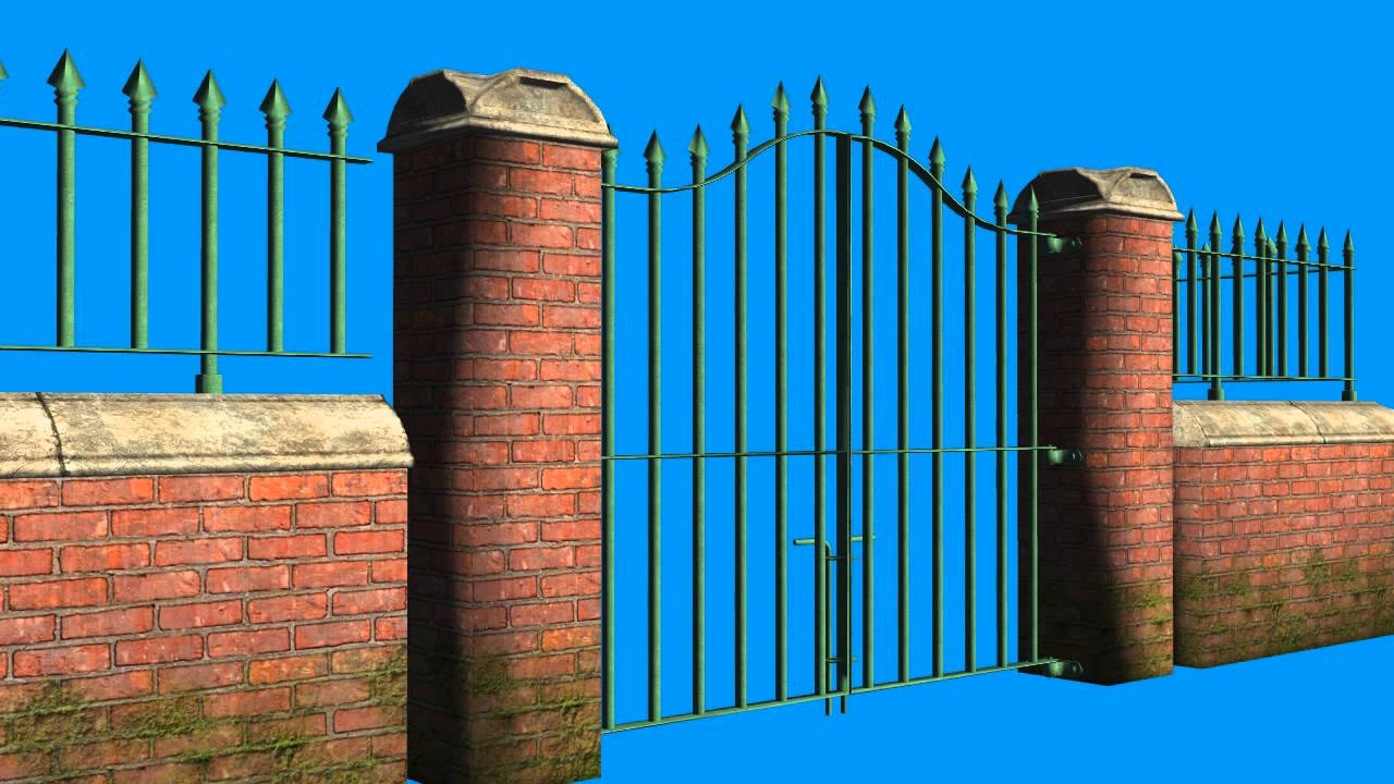 free green screen effects - gate - animation - free use - YouTube