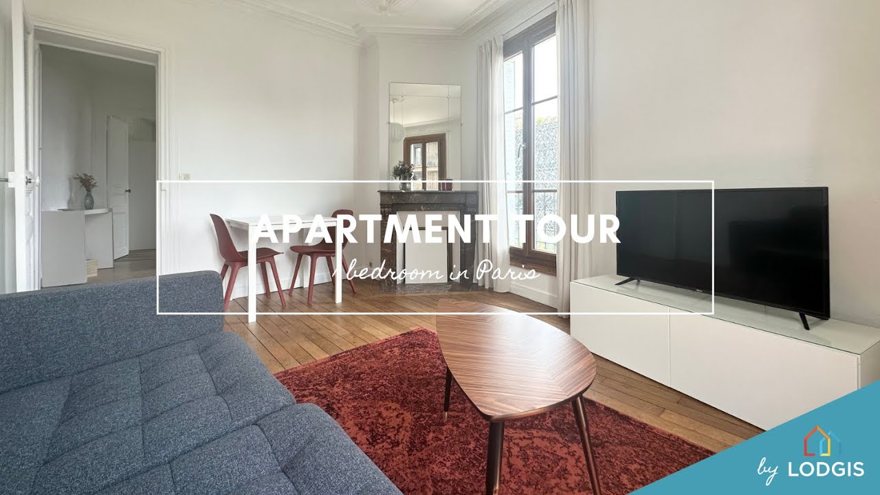 Apartment Tour // Furnished 40m2 in Paris – Ref : 21325376 - YouTube
