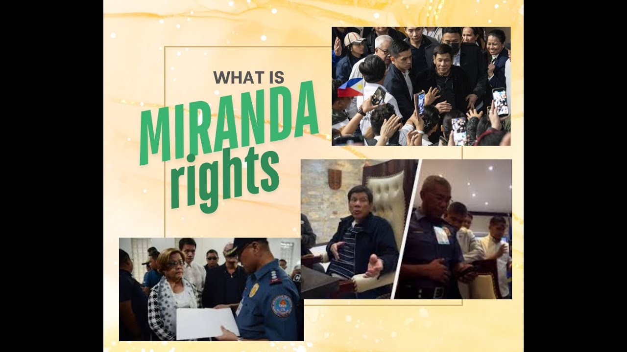 What is MIRANDA Rights? - YouTube