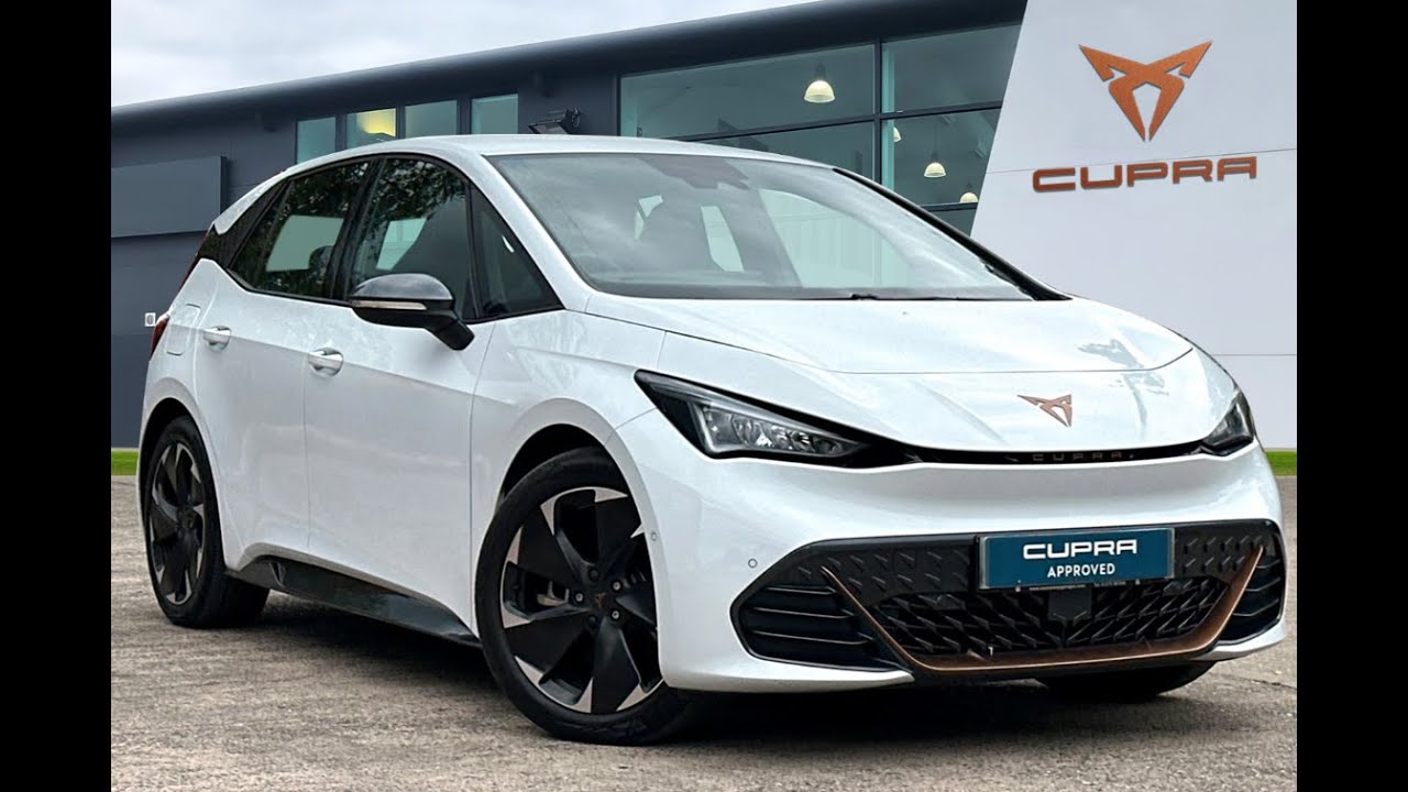 Approved Used CUPRA Born 58kWh V1 204PS Auto in Nevada White - BV72VNL ...