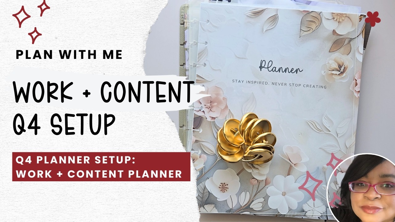 Plan With Me | Q4 2025 Planner Setup & Refresh | Work and Content ...