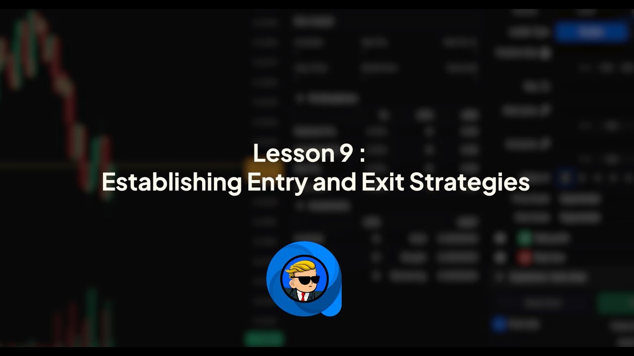 Establishing entry and exit strategies - QFL Trading - YouTube