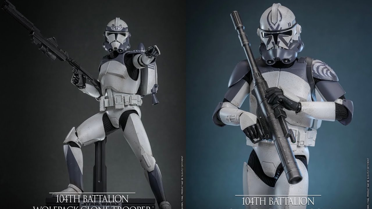 New Hot Toys Star Wars 104th Batallion Clone Trooper action figure ...