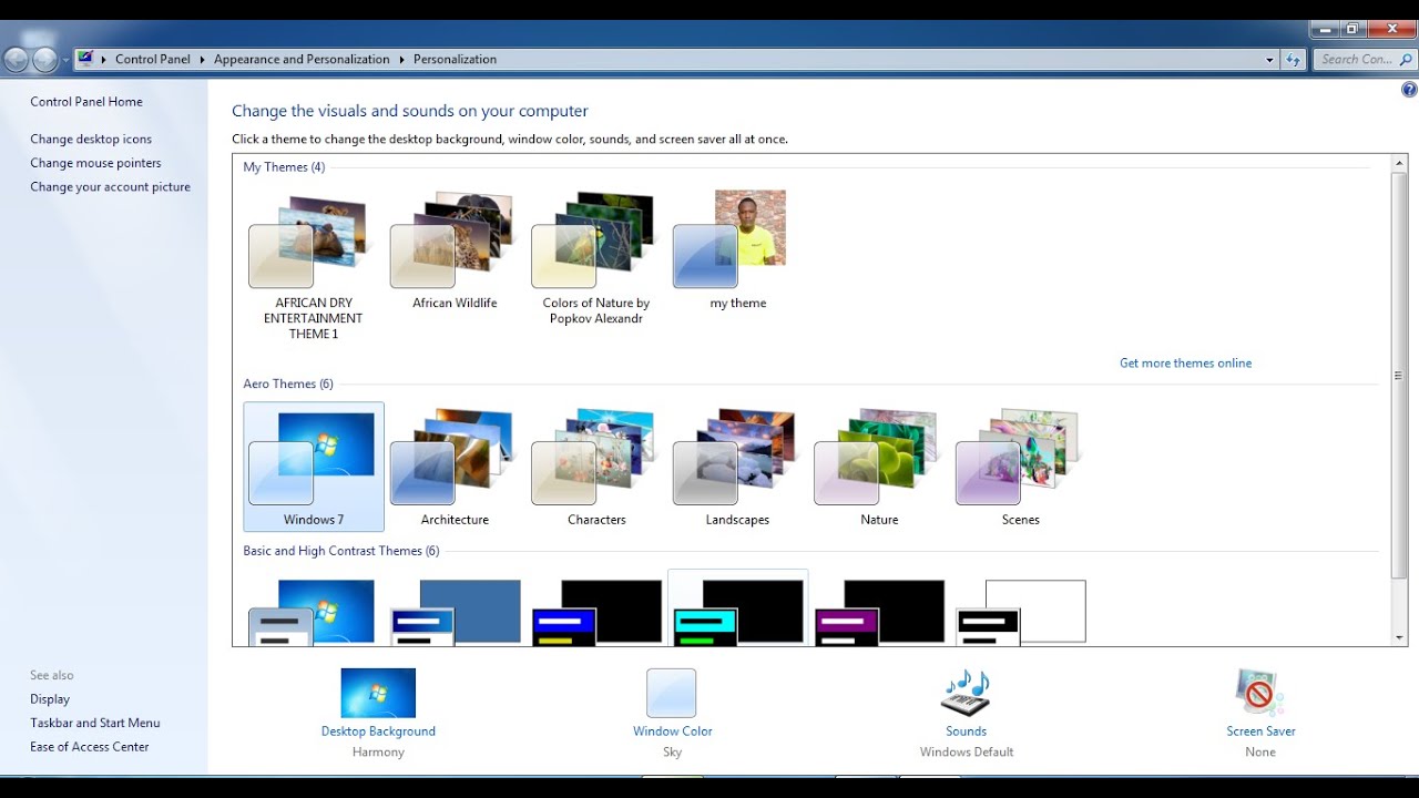 How to Change Your Computer Desktop Background - YouTube