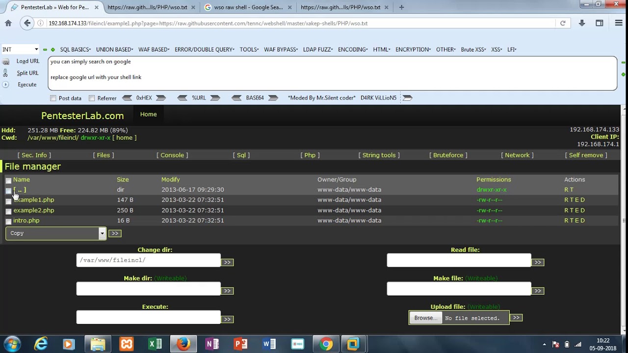 Web For Pentester File Include Example 1 Solution - YouTube
