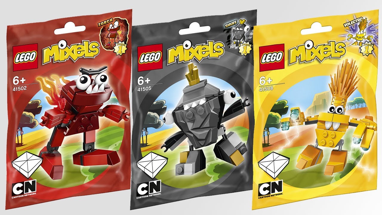 LEGO Mixels Wave 1 Set Images - YouTube