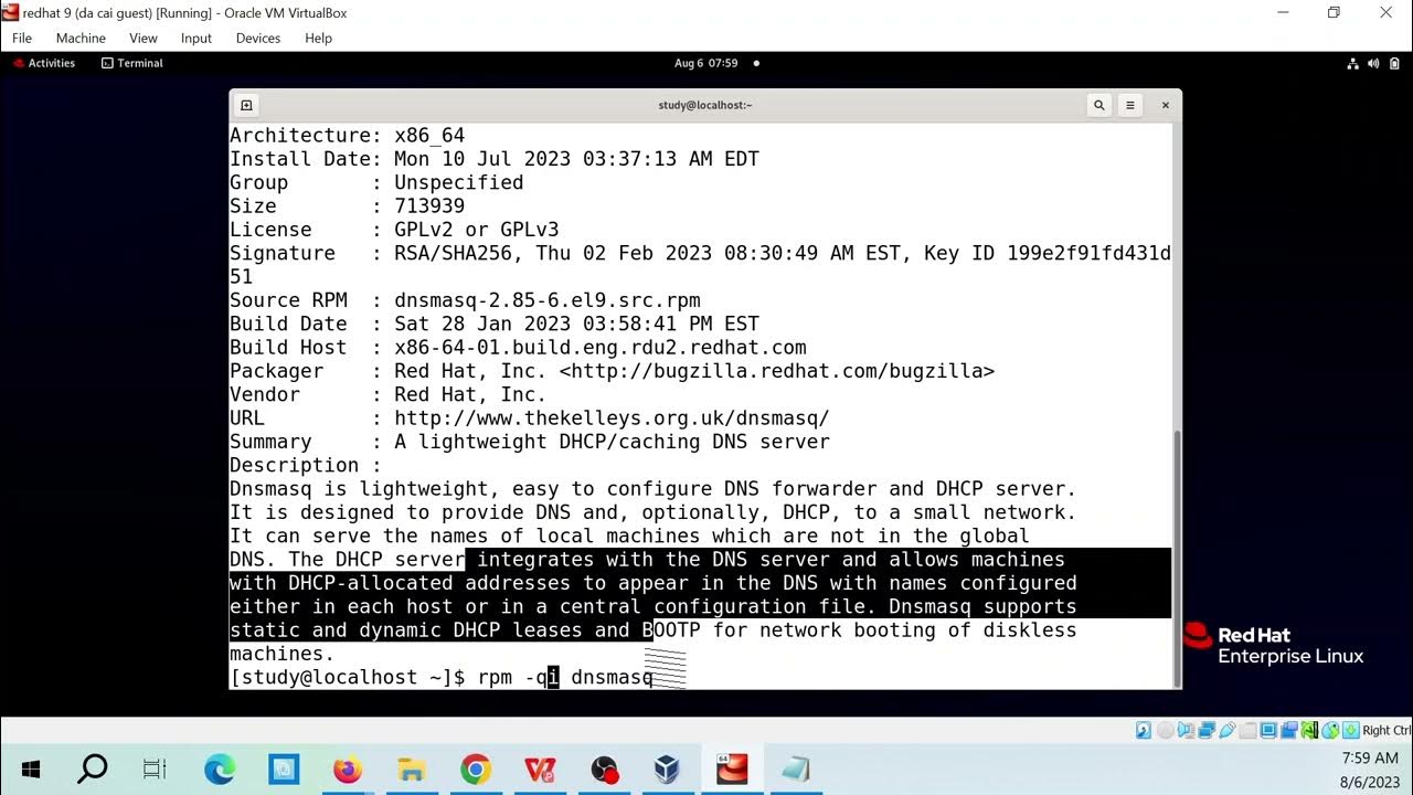 Redhat Linux 9 Lab: Using RPM Queries - YouTube