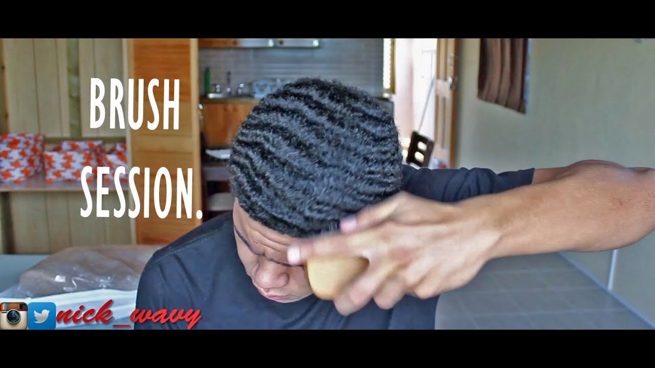360 Waves: 10 Weeks Wolfing Brush Session - YouTube