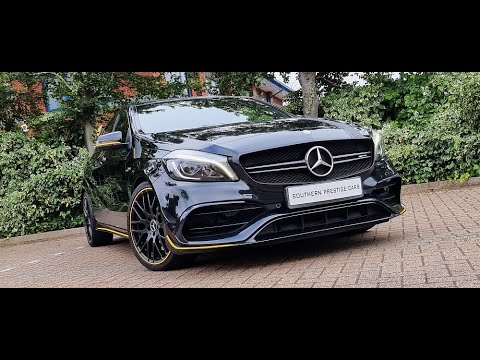 Mercedes-Benz A Class 2.0 A45 AMG Yellow Night Edition SpdS DCT 4MATIC ...