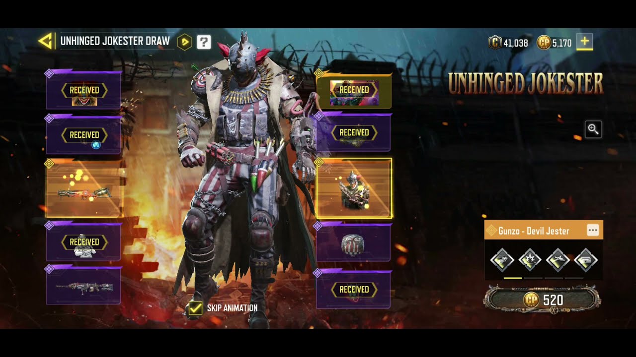 UNHINGED JOKESTER DRAW | Legendary GUNZO | Thumper Surprise Party | COD ...