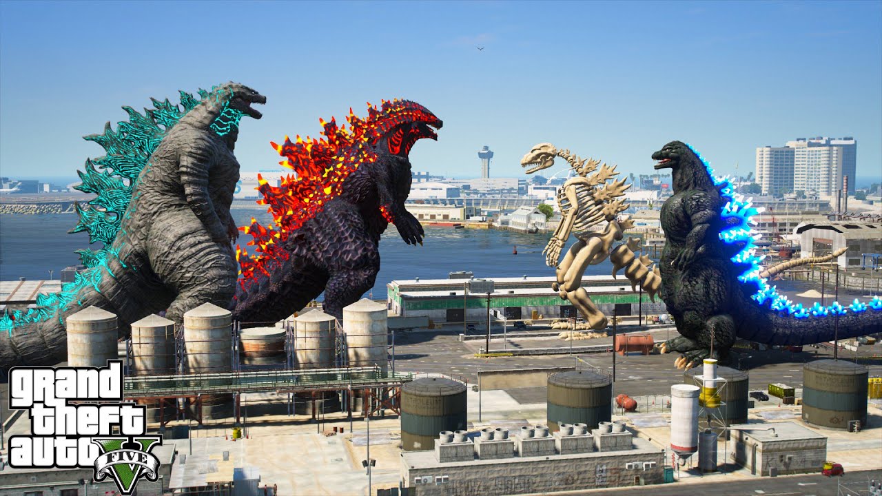 Legendary Godzilla, Godzilla BOB vs Heisei Godzilla, Skeleton Godzilla ...