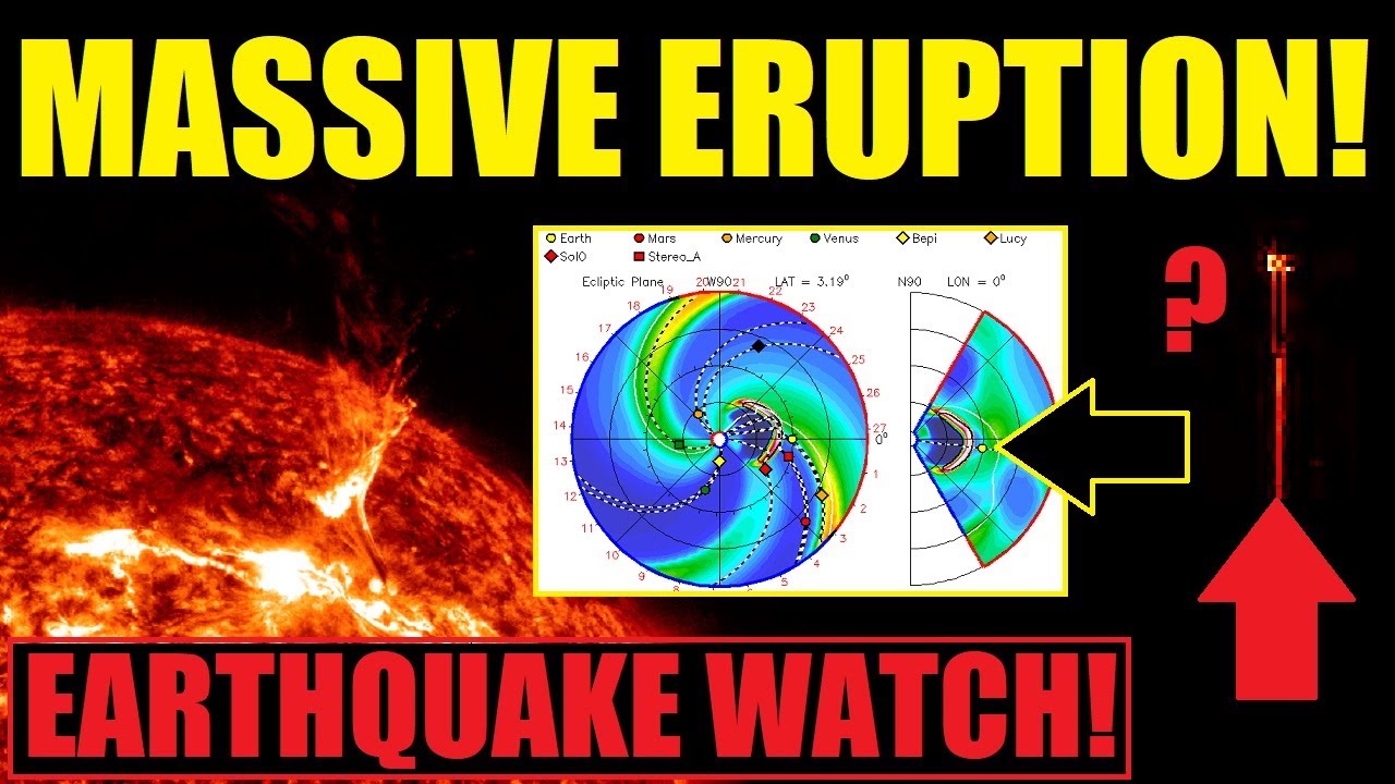EARTHQUAKE Watch! MAJOR Sun Eruption & Solar Storm - Unknown Object ...