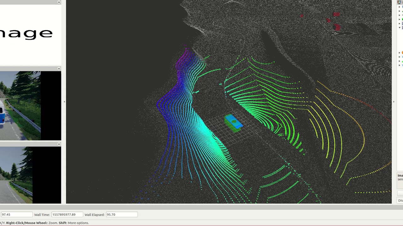 carla simulation 01 lidar hd map - YouTube