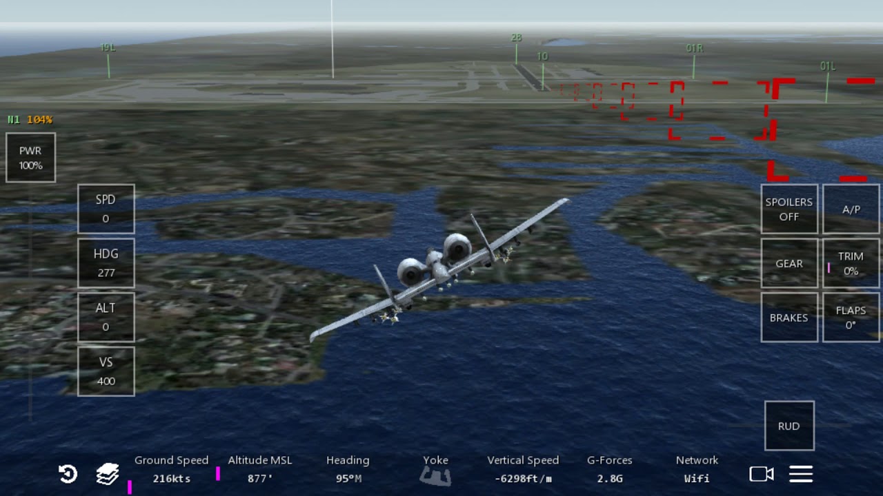 Infinite flight A10 Warthog brrt - YouTube