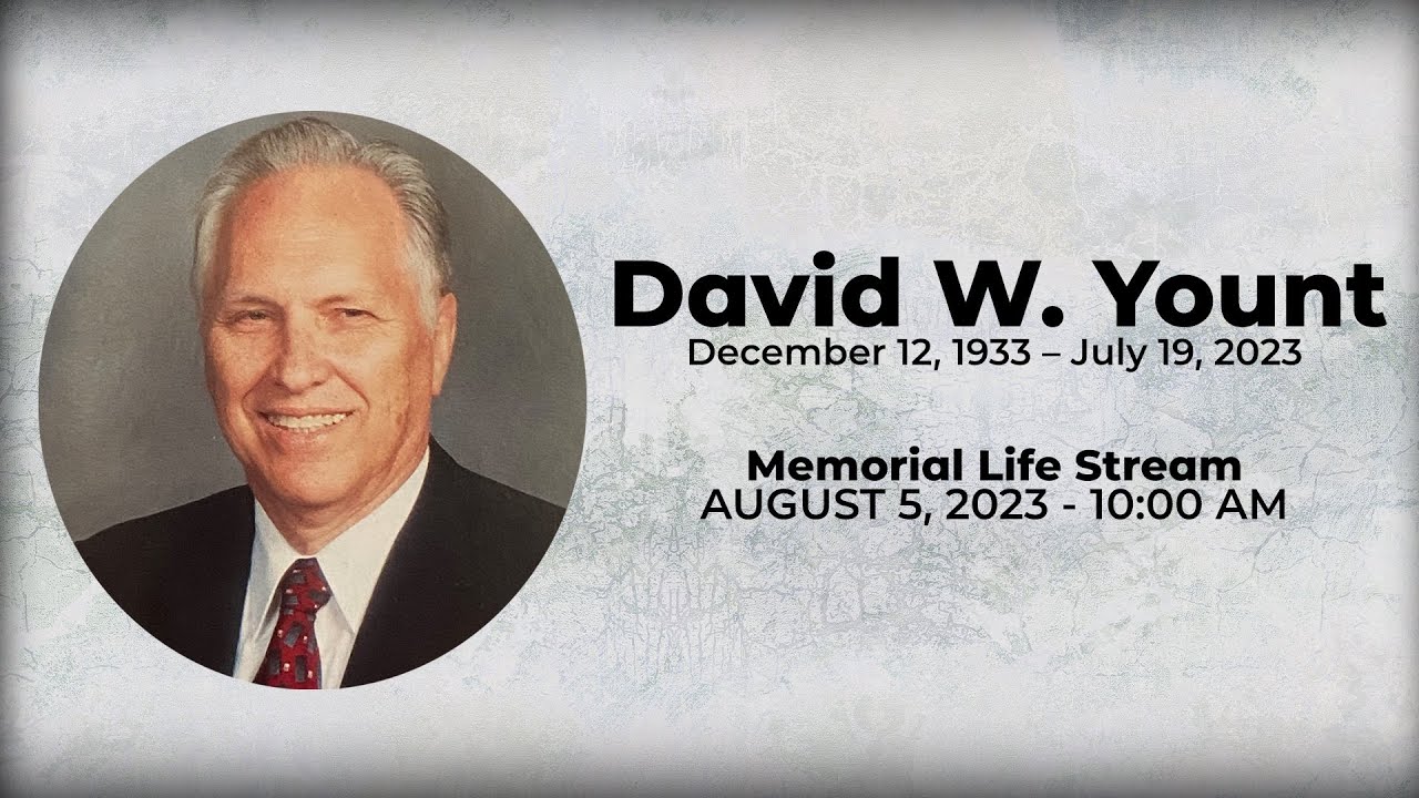 David Yount Memorial Live stream - YouTube