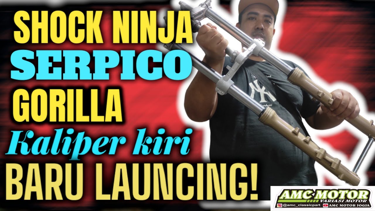 SHOCK NINJA SERPICO GORILLA‼️KALIPER KIRI TERBARU PNP HONDA #shockninja ...