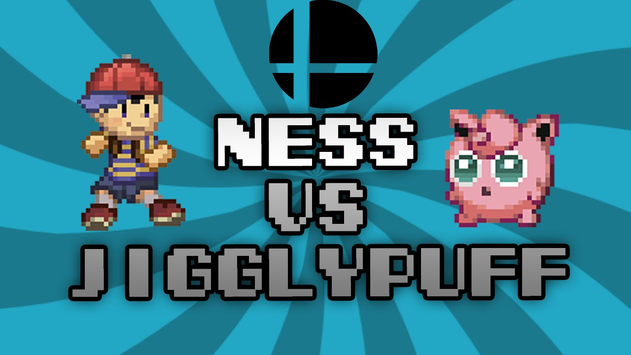 Ness VS Jigglypuff: Smash Bros Sprite Animation - YouTube
