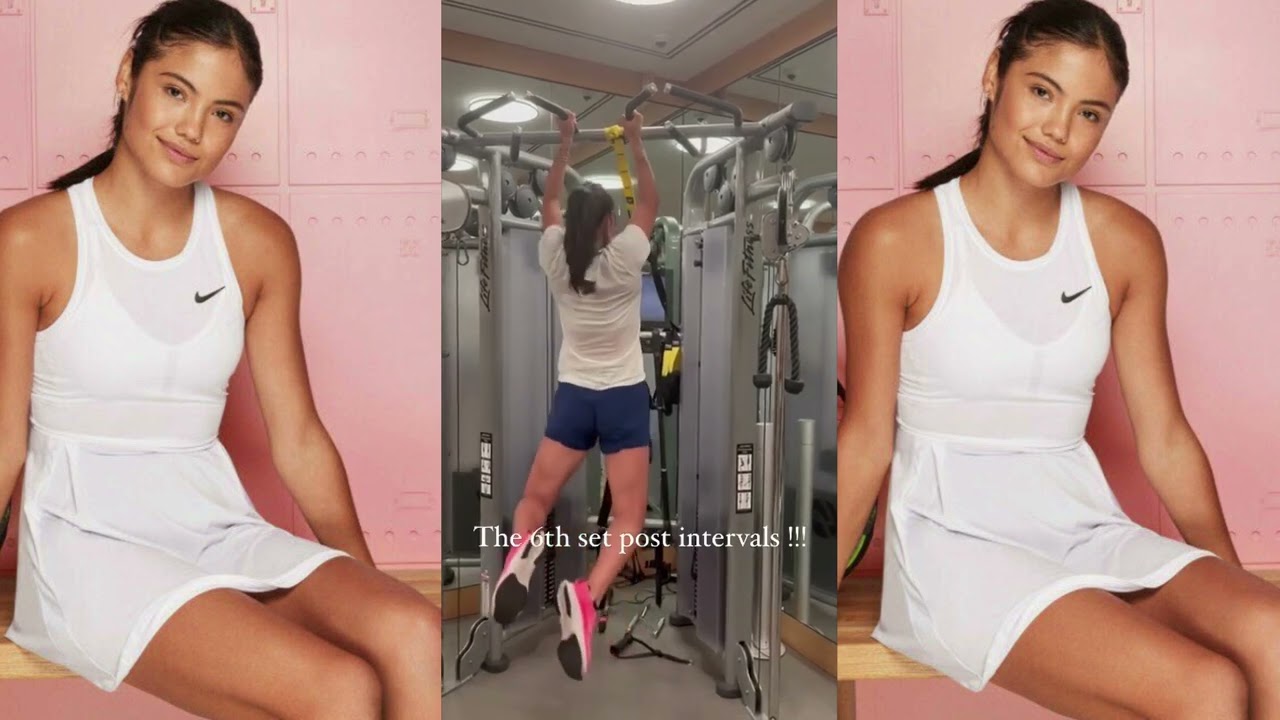 Emma Raducanu training at the gym - YouTube