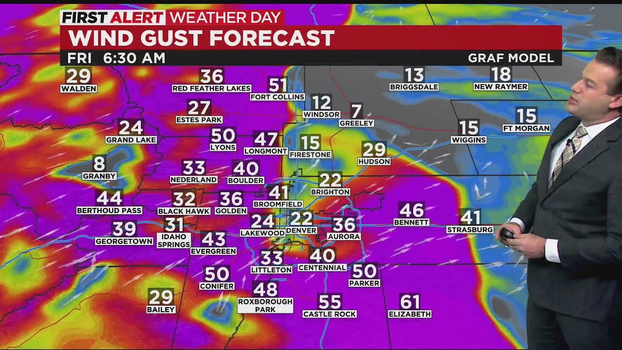Fierce wind will howl at times through Friday afternoon - YouTube