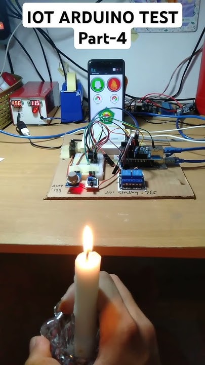 Part 4 Iot Arduino Deteksi Api Dan Asap Di Android Arduinoproject Arduino Youtube