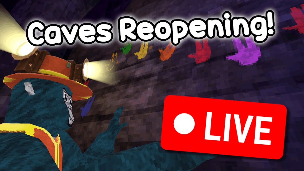 NEW CAVES UPDATE! (🔴LIVE) - YouTube