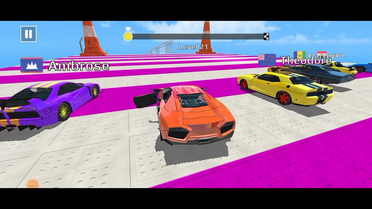 New Car game 4k gameplay Best Cra game 2024 l Car jumping game part 11 ...