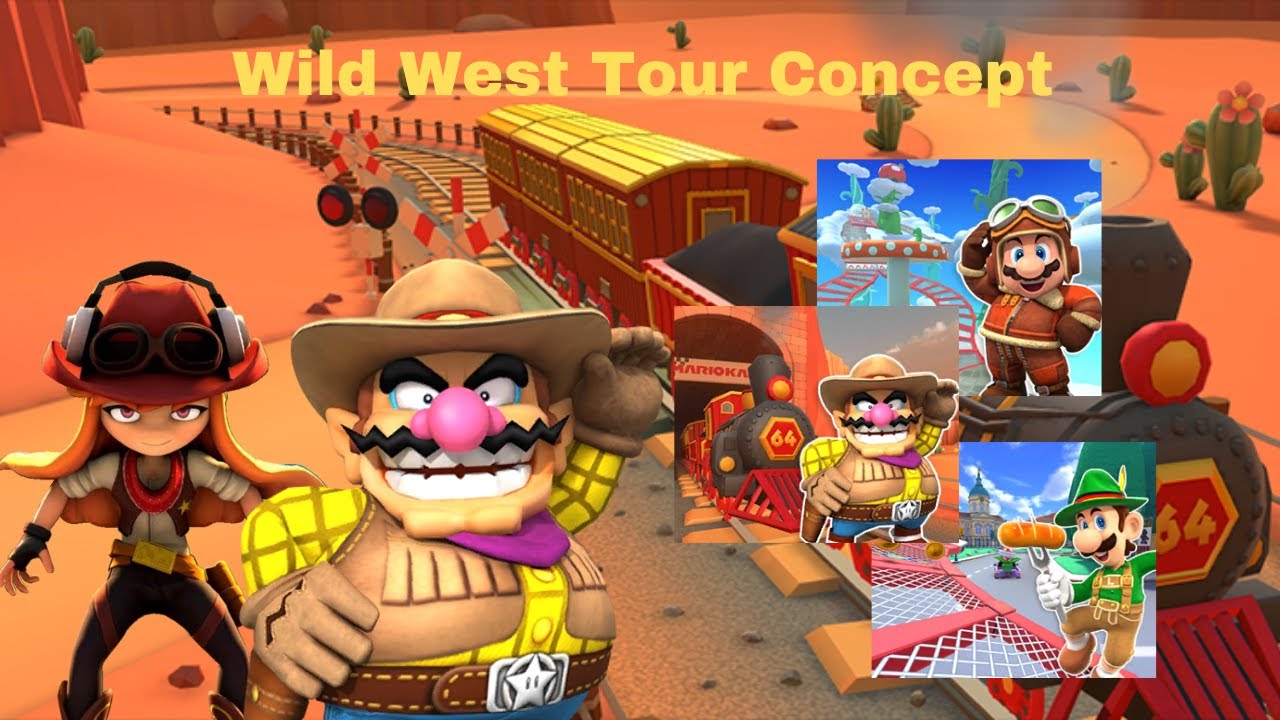 Wild West Tour - Mario Kart Tour Concept - YouTube