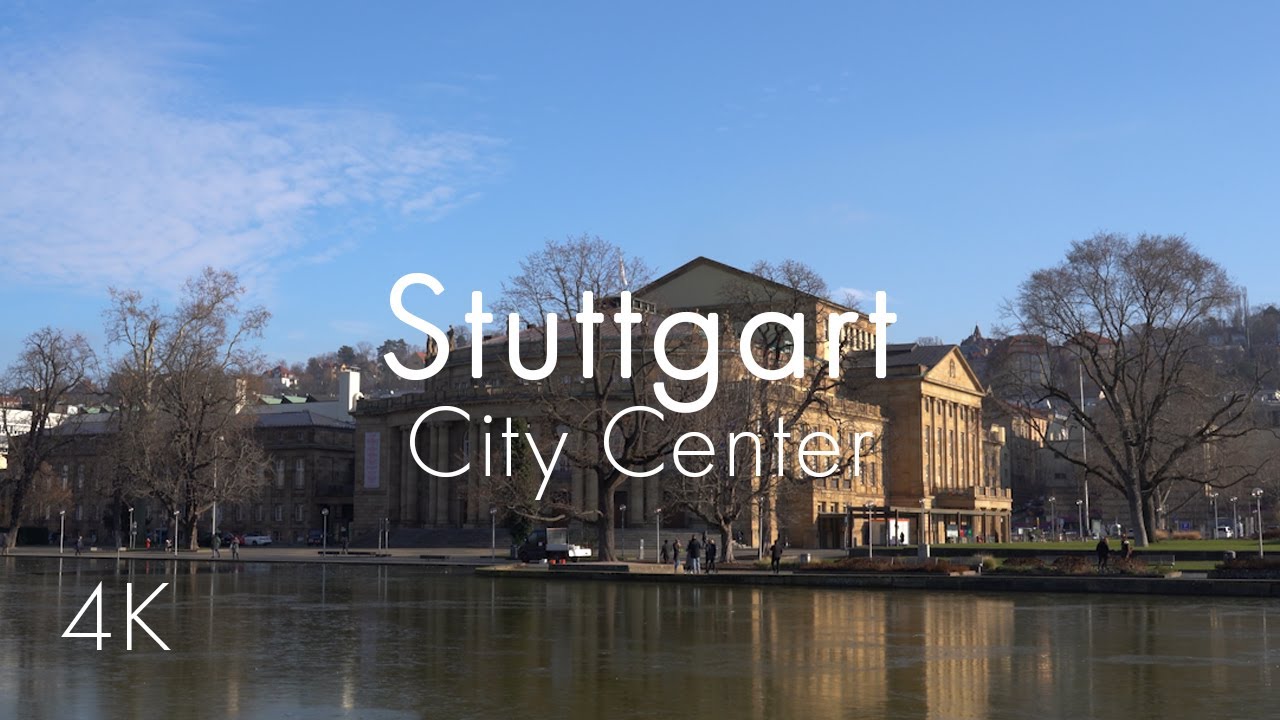 Stuttgart Midday Walk | City Center | 4K | Germany - YouTube