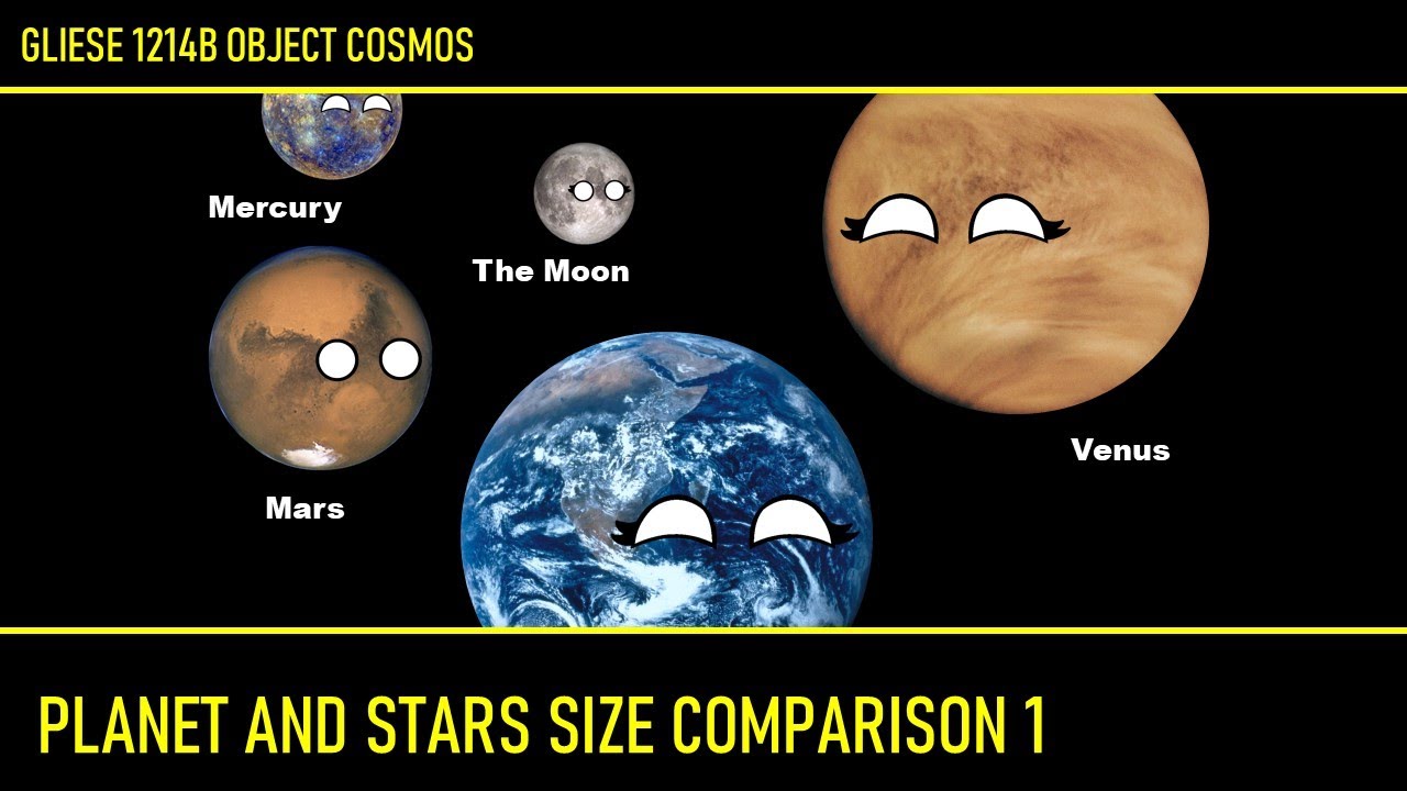 [PLANETBALLS] Planet and Stars size comparison 1 - YouTube