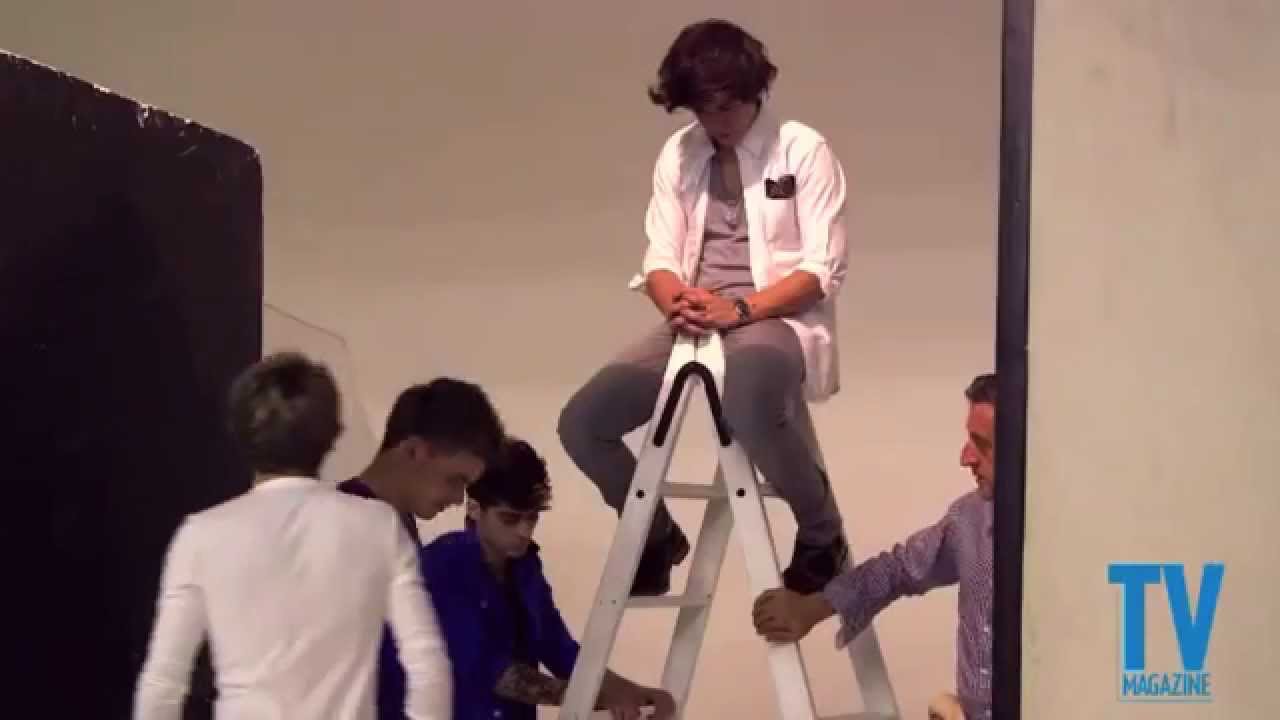 One Direction - Behind the scenes of TV Magazine photoshoot (HD) - YouTube