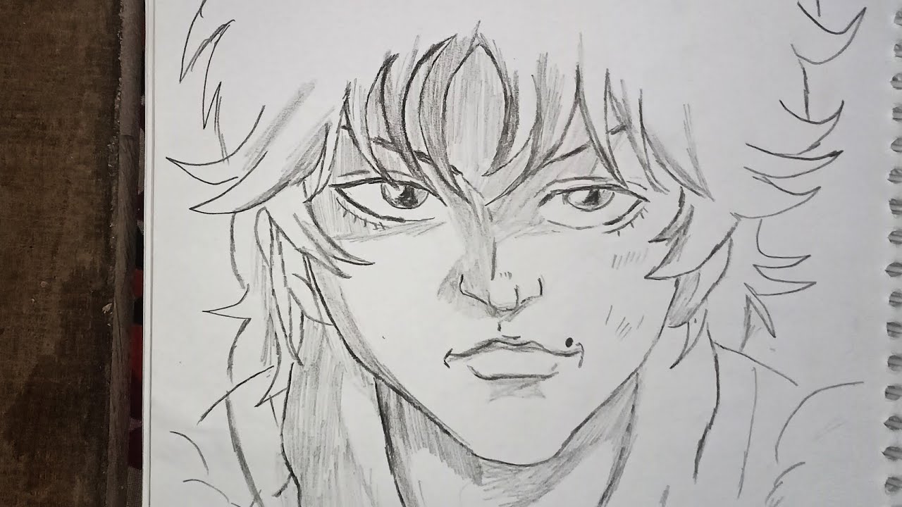 how to draw Baki Hanma anma. // Baki Hanma drawing for beginners ...